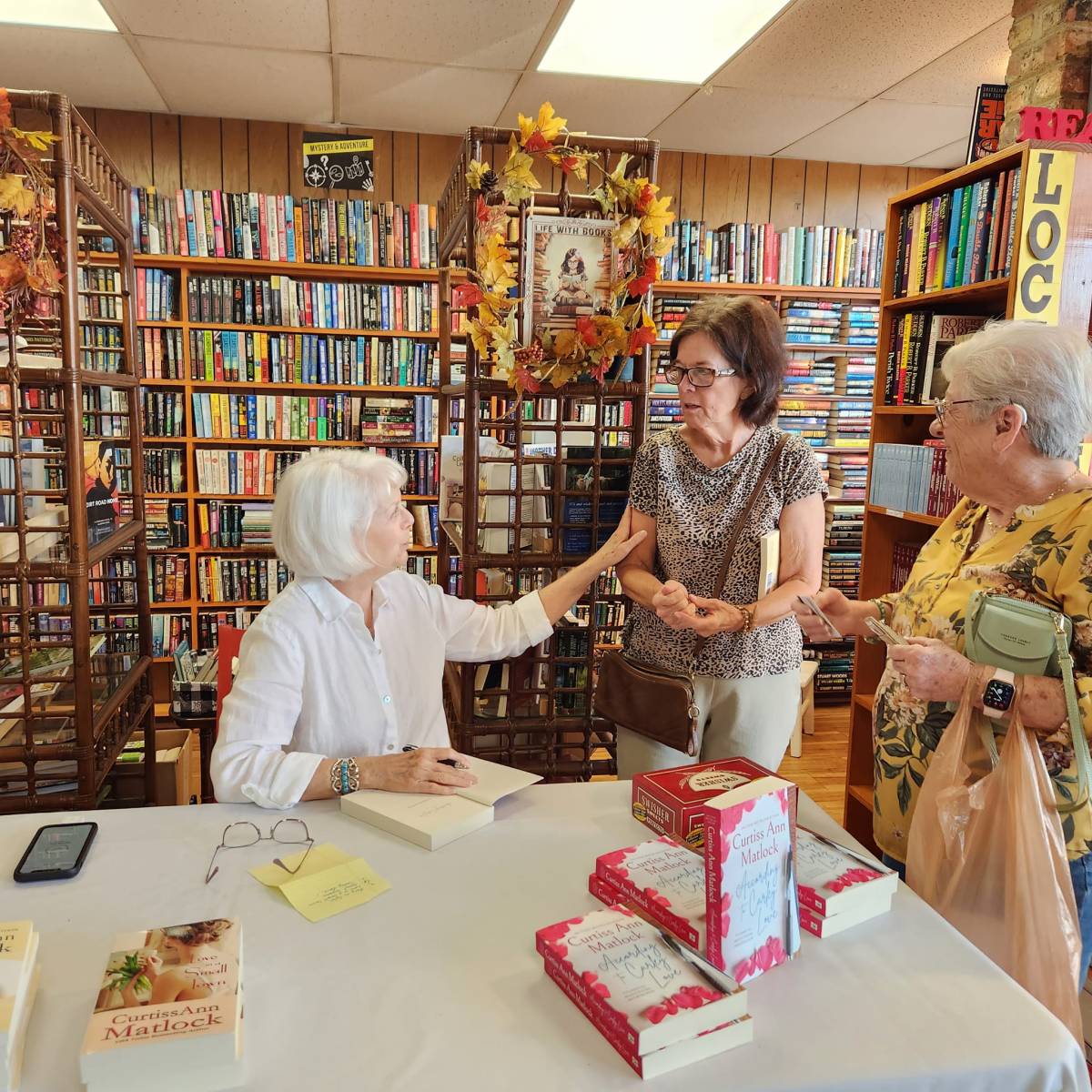 The Writer Signs Books – Curtiss Ann Matlock